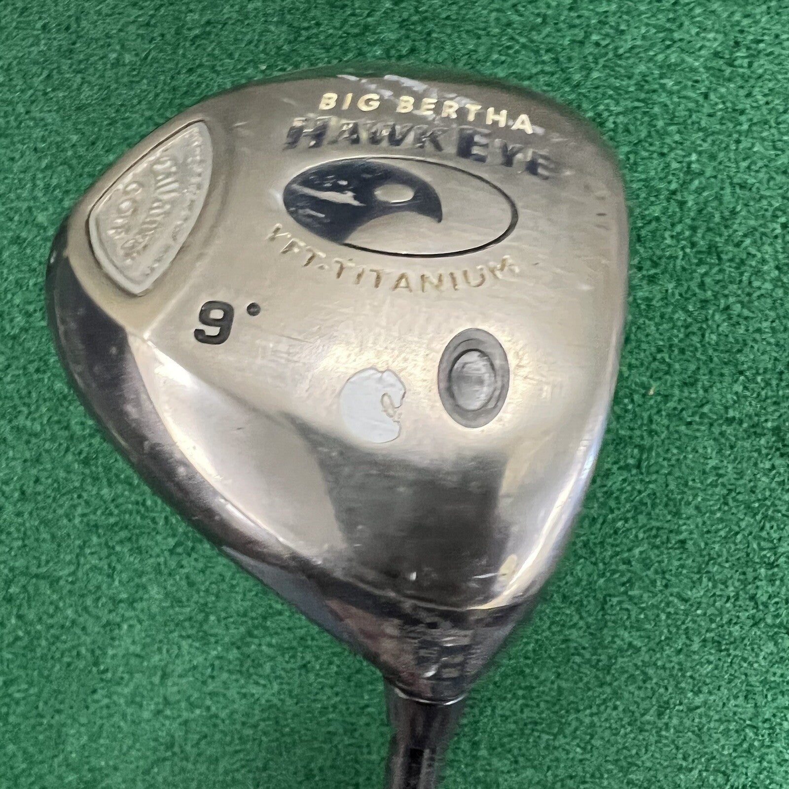 Callaway Big Bertha Hawkeye VFT Titanium 9 Degree Men's Right Hand Reg ...